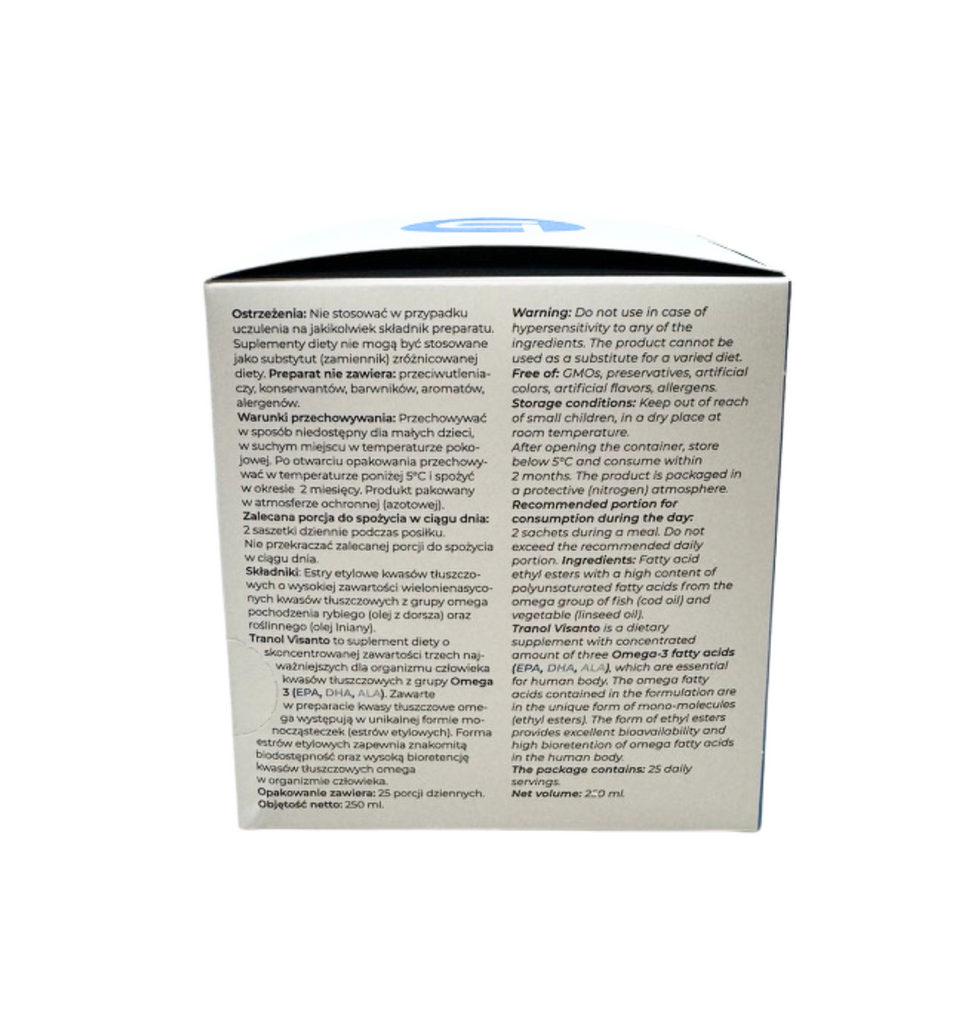 Tranol - Omega-3 supplement with the fatty acids DHA, EPA, and ALA ...