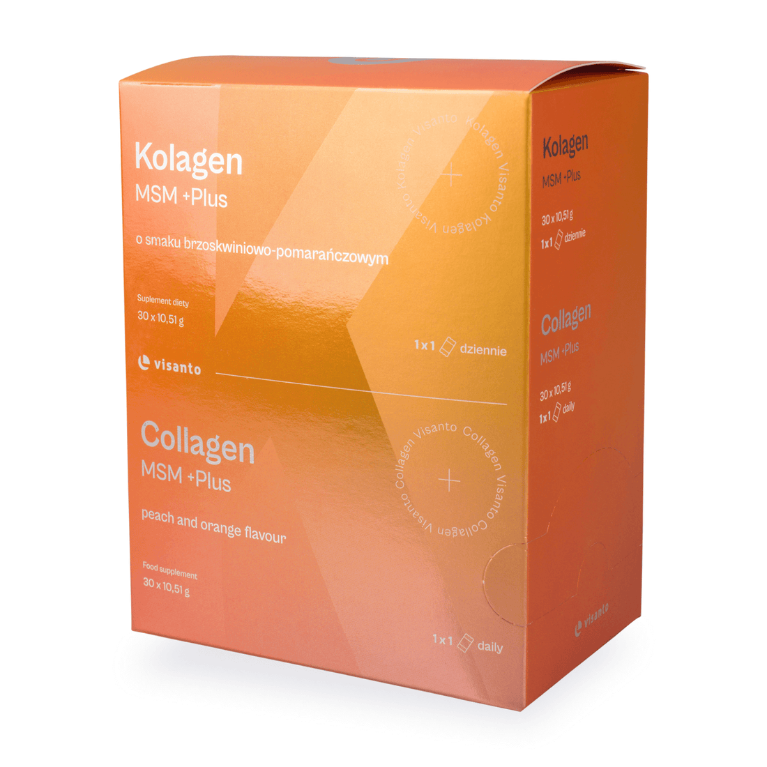 Collagen MSM + PLUS peach and orange flavor – Visanto US